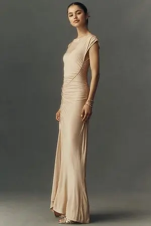 Shona Joy Micro Gathered Maxi Dress