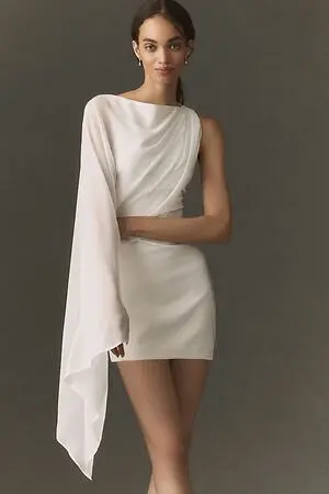 Bhldn Mi Dress With Asymmetrical Cape
