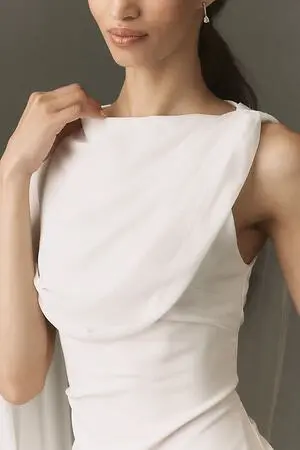 Bhldn Mi Dress With Asymmetrical Cape