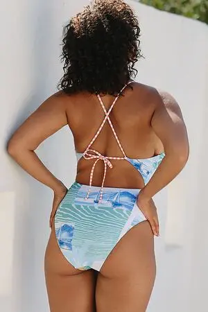 CELANDINE Marleigh Double-tie One-piece Swimsuit