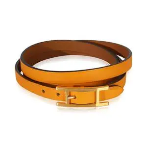 Hermès Gold-plated Behapi Double Tour Bracelet - Gold_plated