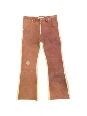 SEKRIT Patchwork Flared Jeans