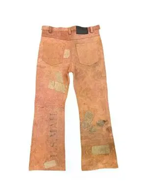 SEKRIT Patchwork Flared Jeans