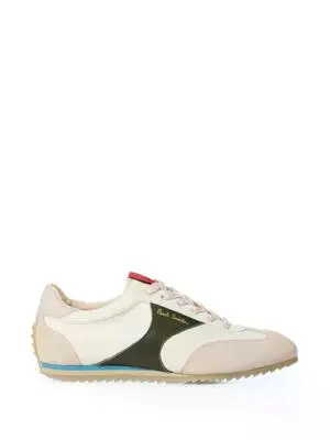 Paul Smith Cream Leather And Suede Trainers - Neutrals