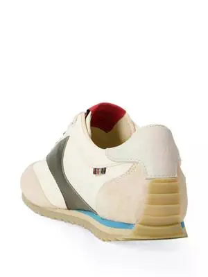 Paul Smith Cream Leather And Suede Trainers - Neutrals