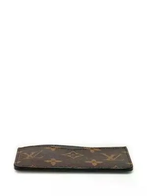 LOUIS VUITTON 2010 Monogram Macassar Neo Card Holder - Brown
