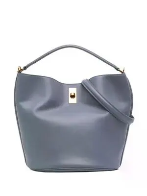 Celine 16 Bucket Bag In Smooth Calfskin - Grey
