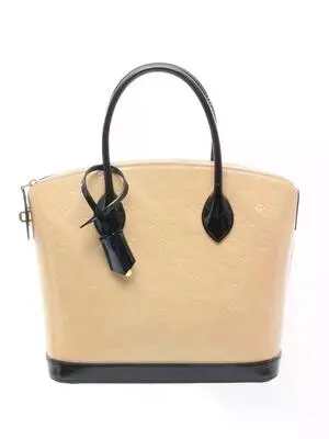LOUIS VUITTON Monogram Vernis Lockit Pm Handbag - Neutrals