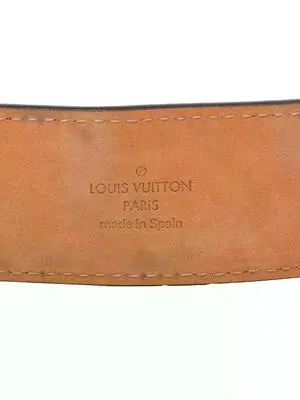 LOUIS VUITTON 2011 Monogram Initiales Reversible Belt