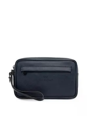 Paul & Shark Logo Detail Zip-fastening Clutch Bag