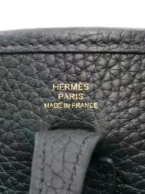 Hermès Clemence Evelyne Tpm 16 Crossbody Bag - Black