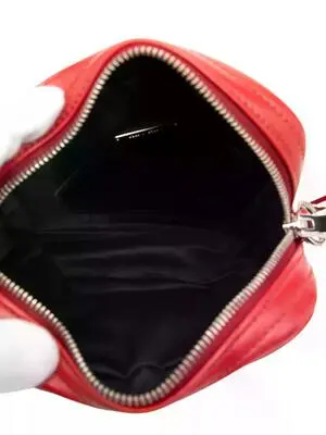 Miu Miu Vitello Soft Camera Bag With Crystal Embellishments