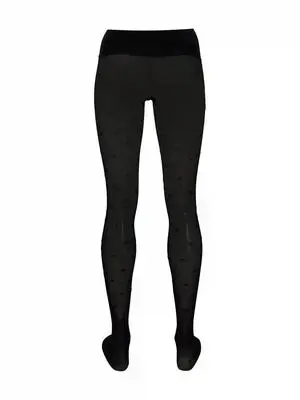 Elisabetta Franchi Plain Stretch Tights