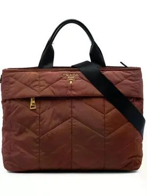 Prada Quilted Nylon Satchel