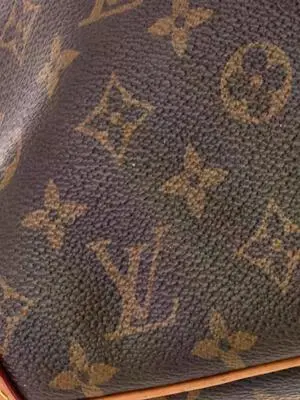 LOUIS VUITTON Monogram Canvas Odeon Pm Handbag - Brown