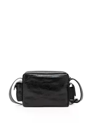 Balenciaga Superbusy Crinkled Leather Messenger Bag