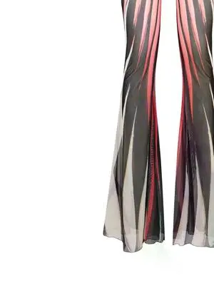 Roberto Cavalli Graphic Print Semi-sheer Trousers