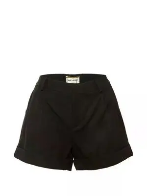 Saint Laurent Belted Shorts For Women