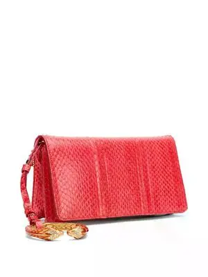Roberto Cavalli Serpentine Bangle-handle Clutch Bag