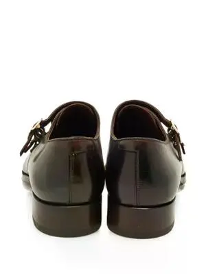TOM FORD Elkan Leather Monk Shoes