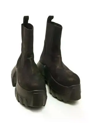 Rick Owens Tractor Dunk Round-toe Boots