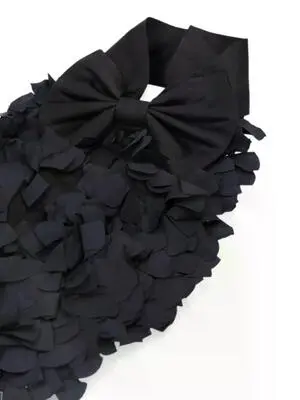 Emporio Armani Bow Detail Floral Appliqué Accessory