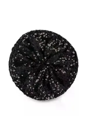 MAX&CO. Sequin-embellished Knitted Beret