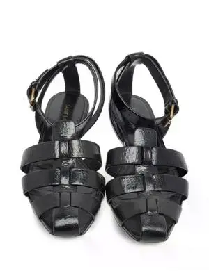 Saint Laurent Tribute Ankle Strap Sandals