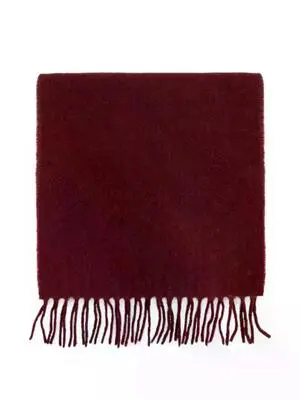 Canada Goose Fringed Alpaca-blend Scarf - Red