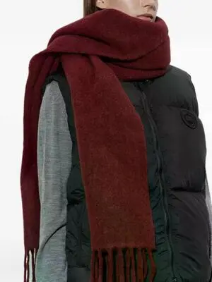 Canada Goose Fringed Alpaca-blend Scarf