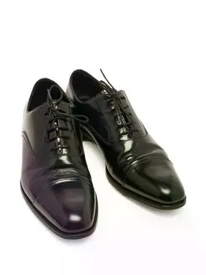 Prada Leather Lace-up Oxford Shoes