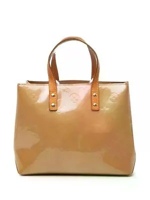 LOUIS VUITTON Monogram Vernis Reade Pm Handbag - Brown