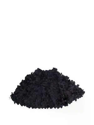 Emporio Armani Navy Appliqué Bow Cape