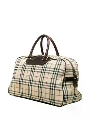 Burberry House Check Canvas Travel Bag
