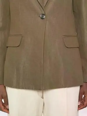 SAMSOE SAMSOE Single-breasted Cotton Blazer