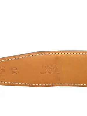 Hermès Box Calf Constance Reversible Belt - Black