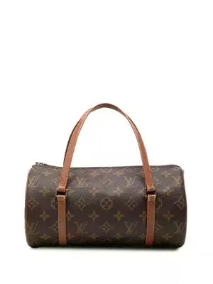 LOUIS VUITTON 1992 Monogram Papillon 26 Handbag - Brown