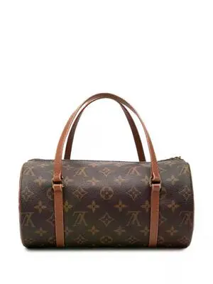 LOUIS VUITTON 1992 Monogram Papillon 26 Handbag - Brown