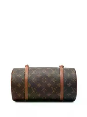 LOUIS VUITTON 1992 Monogram Papillon 26 Handbag - Brown