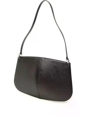LOUIS VUITTON Epi Demi Lune Pochette Shoulder Bag - Black
