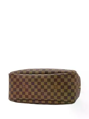 LOUIS VUITTON Damier Ebene Deauville Handbag - Brown