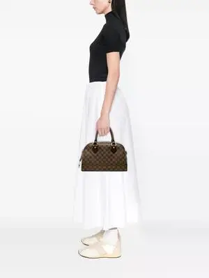 LOUIS VUITTON Damier Ebene Duomo Handbag