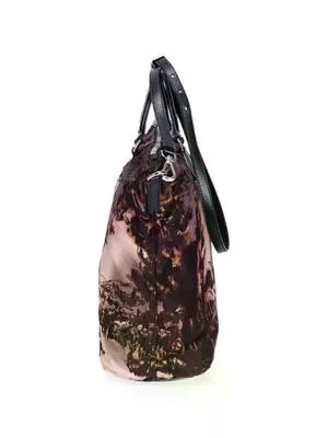 Prada Tessuto Temple Print Tote Bag