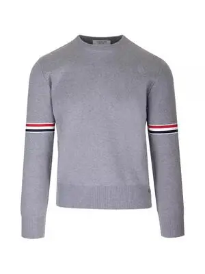 Thom Browne Milano Knit Rwb Stripe Sweater