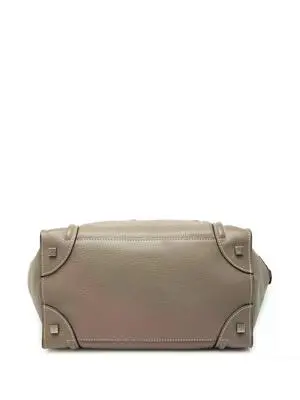 Celine Mini Calfskin Luggage Tote Bag - Brown