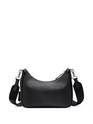 Prada Re-edition 2005 Saffiano Leather Shoulder Bag - Black