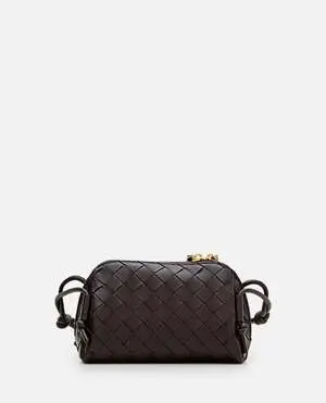 Bottega Veneta Pochette Concert Clutch - Brown