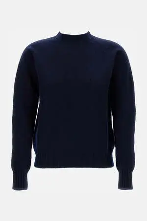 DRUMOHR Wool Jersey-knit Mock Neck Sweater