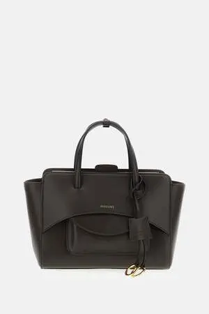 HIDESINS Leather Shoulder Bag - Marrone