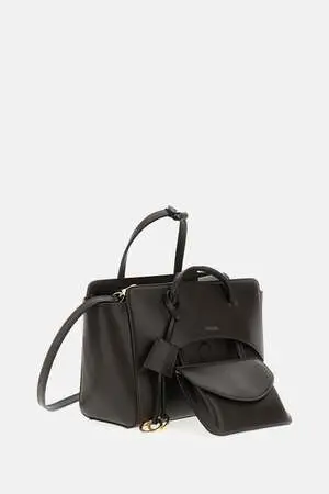 HIDESINS Leather Shoulder Bag - Marrone